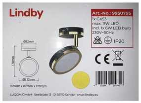 Lindby | Lindby - LED Bodové svítidlo 1xG53/6W/230V | LW0558