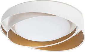 LED Stm. stropní svítidlo SM. GALAXY M. LED/24W/230V pr. 55 cm bílá/zlatá + DO