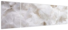 Obraz - Bílé peří (170x50 cm)