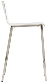OnaDnes -20% Pedrali Bílá plastová barová židle Kuadra 1102 65 cm