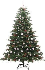 Umělý vánoční stromeček Zelená 210 cm PVC, kov a plast 3395561