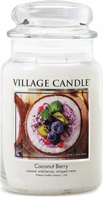 Velká svíčka Coconut Berry Village Candle