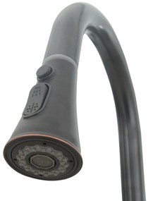 Rea Deco, vysoká dřezová baterie h-430, černá matná/retro, REA-B0182