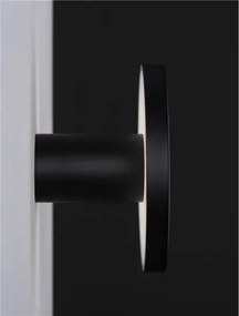 LED černá svítilna na zeď Nano 10W