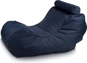 Sedací vak Lehátko XL polyester TiaHome - Tmavě modrá