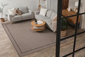 Koberec AURA J2659A tmavě béžový / béžový