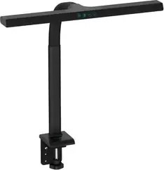 LED stolní lampička s klipem černá / Stolní lampička / 50 cm / 1025 lm