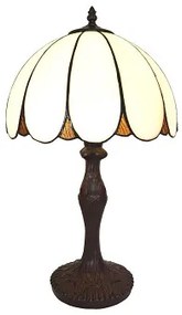 Stolní lampa Tiffany THE WHITE SUN Clayre &amp; Eef 5LL-6147