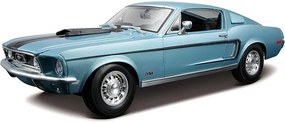 Maisto ford mustang gt cobra jet fb 1968 1:18 modrá metalíza