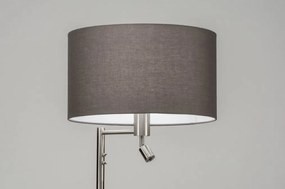 Stojací designová šedá lampa La Scale Grey