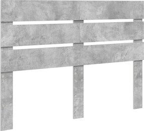 Rám postele s čelo Beton 140 x 200 cm Masivní borové dřevo 3411739