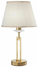 Kolarz 330.71.8C - Křišťálová stolní lampa IMPERIAL 1xE27/60W/230V zlatá/béžová
