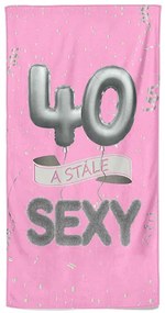 Osuška Stále sexy – růžová (věk: 40)