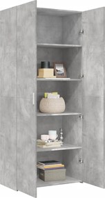 Skříň highboard betonově šedá 80x42,5x185 cm kompozitní dřevo 3281437