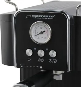 Esperanza EKC010 černá / Espresso kávovar / 20 bar / 850 W / 1,8 l / n