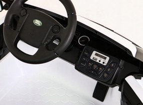 Dětské elektrické auto Land Rover Discovery Bílé