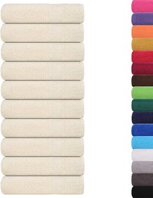 Ručníky FROGN 10 ks krémové 100x150 cm 360 g/m² 137006