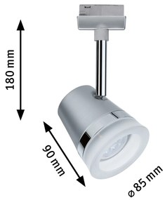 Paulmann 95525 Cone, spot pro Urail system, ZigBee GU10 5,5W RGBW, stmívatelné, matný chrom