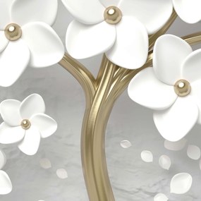 Malvis ® Tapeta Zlatý strom s květy Vel. (šířka x výška): 432 x 290 cm
