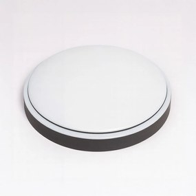 Stropní svítidlo Liria, 1x bílé plastové stínítko, (fi 26cm), b