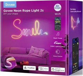 Govee H61D4C01 Neon Strip Light Matter bílá / LED pásek / 4m / 48W / B