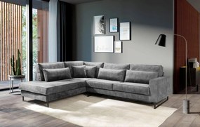 XXXLutz ROHOVÁ SEDAČKA, textil, kompozitní dřevo, šedá MID.YOU - Sedací soupravy - 000694010027