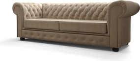 GRAND Pohovka LUXURY, dvojsedák Barva: VELVET 06, Rozkládání do lůžka: Ano