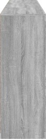 Příborník s LED osvětlením šedý sonoma 181,5 x 37 x 100 cm 3209154