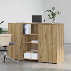Recepční stůl dub artisan 155x50x103,5 cm kompozitní dřevo 3324204