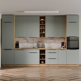 ARIA st | horní skříňka 30 G-108 1F policová | 30 cm | EXTRA VYSOKÁ | ANTI FINGERPRINT povrch | artisan/aquamarine