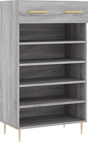 vidaXL Botník 60 x 35 x 105 cm kompozitní dřevo [829602] Barva: šedá sonoma