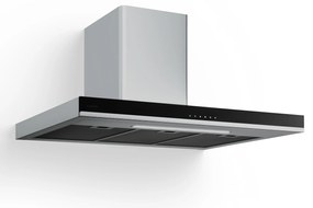 Klarstein Verosteel digestoř, Elegantní, minimalistická, výkonná, Energetická třída A++, 881,6 m³/h, 90 cm