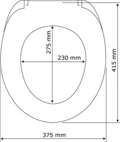 WC prkénko s mechanismem Easy-Close, GUILTY DOG, WENKO