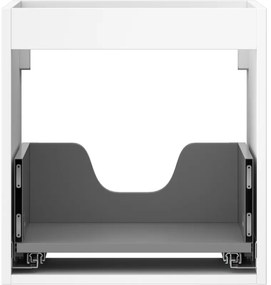 Mexen Box-A, závěsná skříňka 45 cm, 1 zásuvka, bílá matná, 91AX0-0450-470-1-01