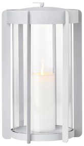 Světle šedá LED lucerna na USB (výška 35 cm) Firefly – Zone