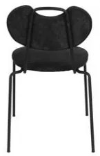 Jídelní židle ASPEN WLL čalouněná černá White Label Living 1100484