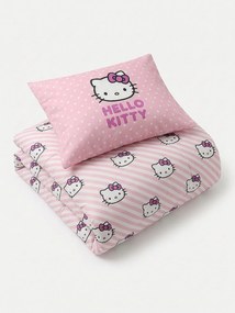 Sinsay - Sada povlečení Hello Kitty - pastelová růžová