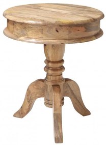 Indický nábytek - Odkládací stolek Devi 50x60x50 z mangového dřeva Mango natural