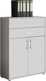 XXXLutz SKŘÍŇ NA ŠANONY, šedá, bílá, 84,5/114/33 cm MID.YOU - Online Only kancelářský nábytek - 001067006506