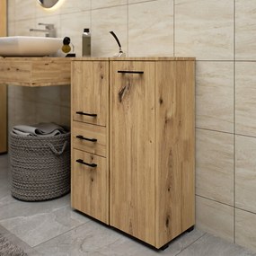 Koupelnová skříňka Fin S30 1D 30 cm dub - výběr z 4 provedení