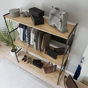 Kalune design Otevřená šatní skříň PERPA 170x160 cm