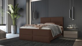 SFAB Kontinentální čalouněná postel PIZA (180x200 cm) Barva látky: Šedá (Element 23)