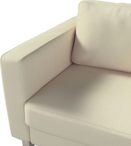 Potah na pohovku IKEA  Karlstad 3-místná, nerozkládací, krátký barva krémová látka lesklé, pletený vzor