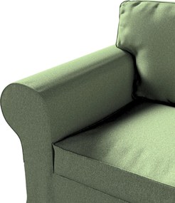 Potah na křeslo IKEA Ektorp barva zelená látka pletený vzor