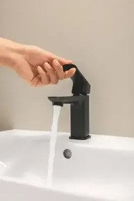 Grohe Dice - Umyvadlová baterie s výpustí Push-Open matná černá