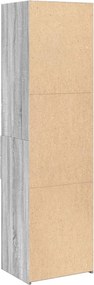 Skříň highboard šedá sonoma 50 x 42,5 x 185 cm kompozitní dřevo 3281460