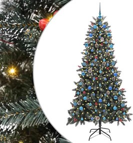 Umělý vánoční stromeček Zelená 210 cm PVC, plast a ocel 3395899