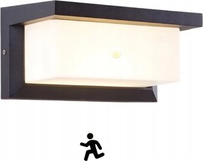 Zahradní fasádní lampa, venkovní nástěnné svítidlo Modern 18W Led, senzor pohybu