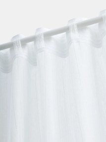 Sinsay - Záclona na řasící pásce s lesklou lurexovou nití - bílá