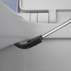 Gedy Gedy, BIAGIO silikonový WC kartáč závěsný/na postavení, nerez mat, 683338